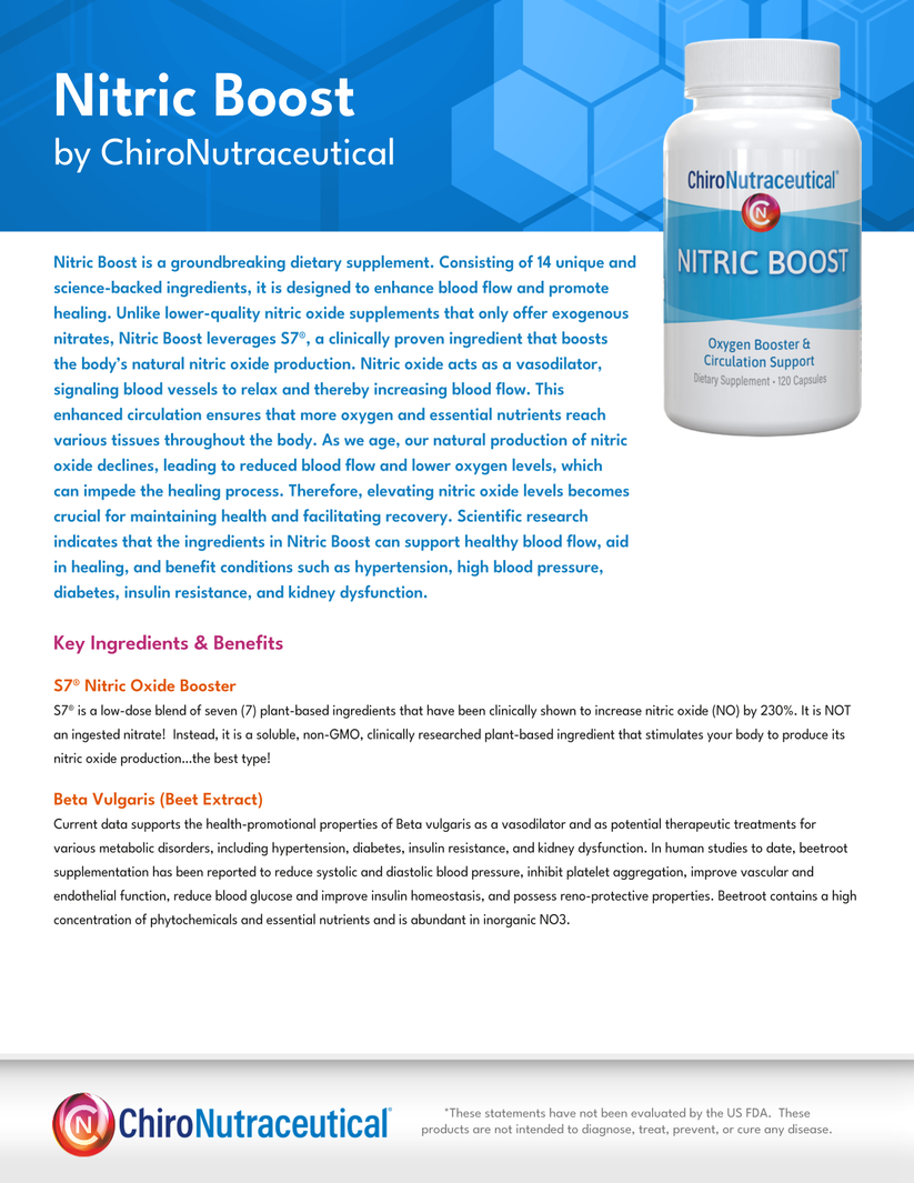 Nitric Boost - Blood Flow & Healing Support – Science Based Supplements