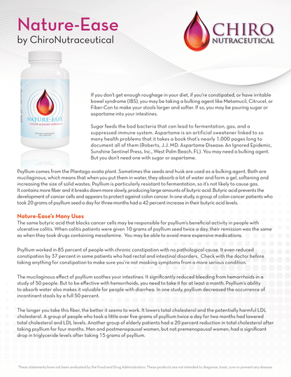 NatureEase - Sugar Free Bulk Forming Fiber – Science Based Supplements